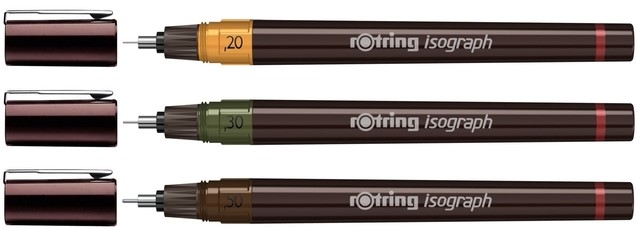 Rotring Isograph Technical Pens Junior set de 4 pièces 1 Stuk bij ...