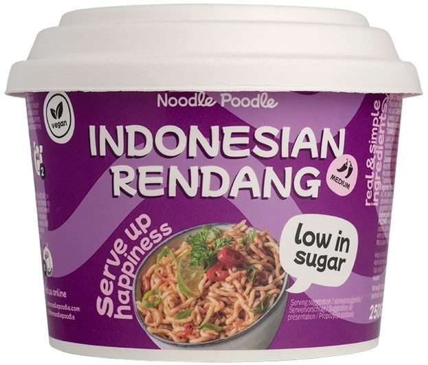 Noodles The Noodle Poodle Indonesian rendang bac 250g 250 Gram bij Bonnet Office Supplies