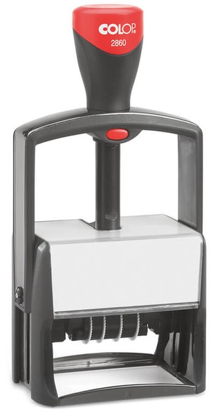 Cachet à Formules+Date Colop Heavy Duty 2860 Classic Line ...