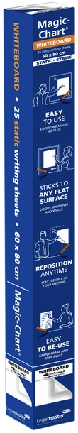 Magic Chart Legamaster Whiteboard 600x800mm wt 25v 25 Vel bij Bonnet ...