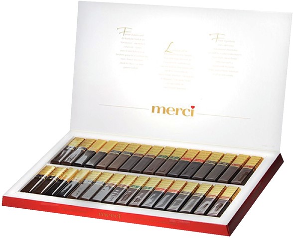 Chocolat Merci Finest Selection 400g 1 Doos bij Bonnet Office Supplies